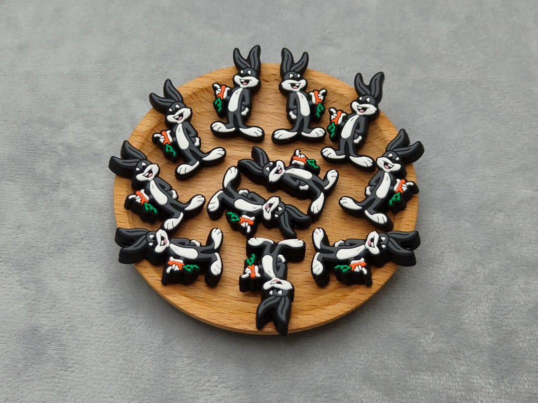 Silicone Bead Easter Bunny Rabbit Carrot Focal Bead DIY Charm Pen ...