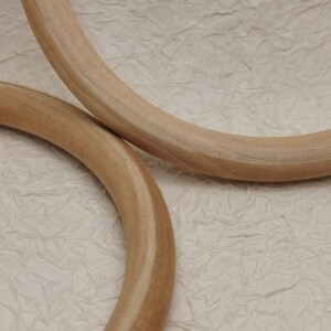 2/10 Pieces 14CM Width Natural Wood Round Ring Circle Hoop Charm ...