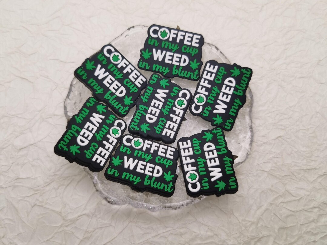 Silicone Bead Marijuana Hemp Weed Leaf Coffee Focal Bead for Pen ...