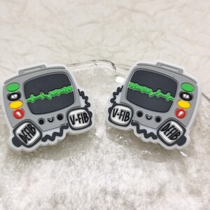 Silicone Bead V-FIB DEFIB Defibrillator Focal Bead for Pen Bracelet ...