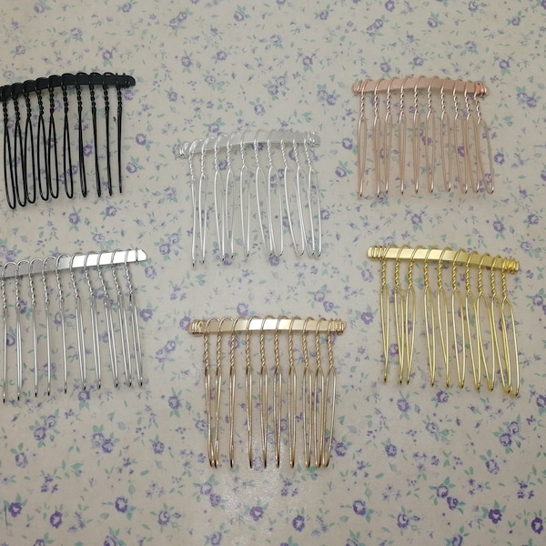 Metal Hair Comb - Etsy