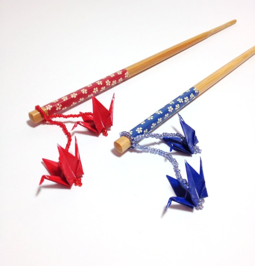 Japanese Origami Hair Stick, Origami Earrings, Custom Order Hair ...