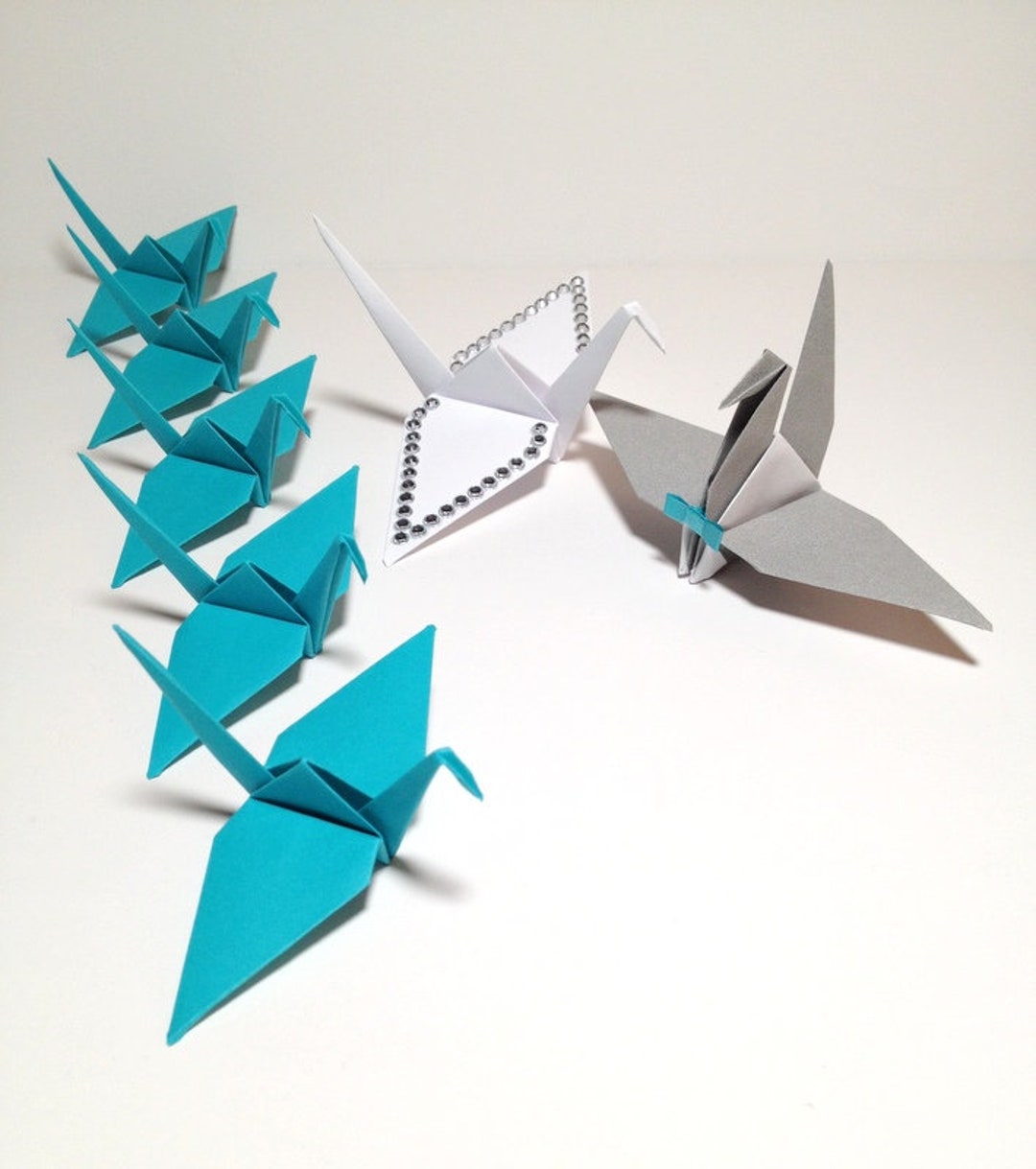 Origami Cake Toppers, Origami Crane Cake Decorations, Cake Toppers ...