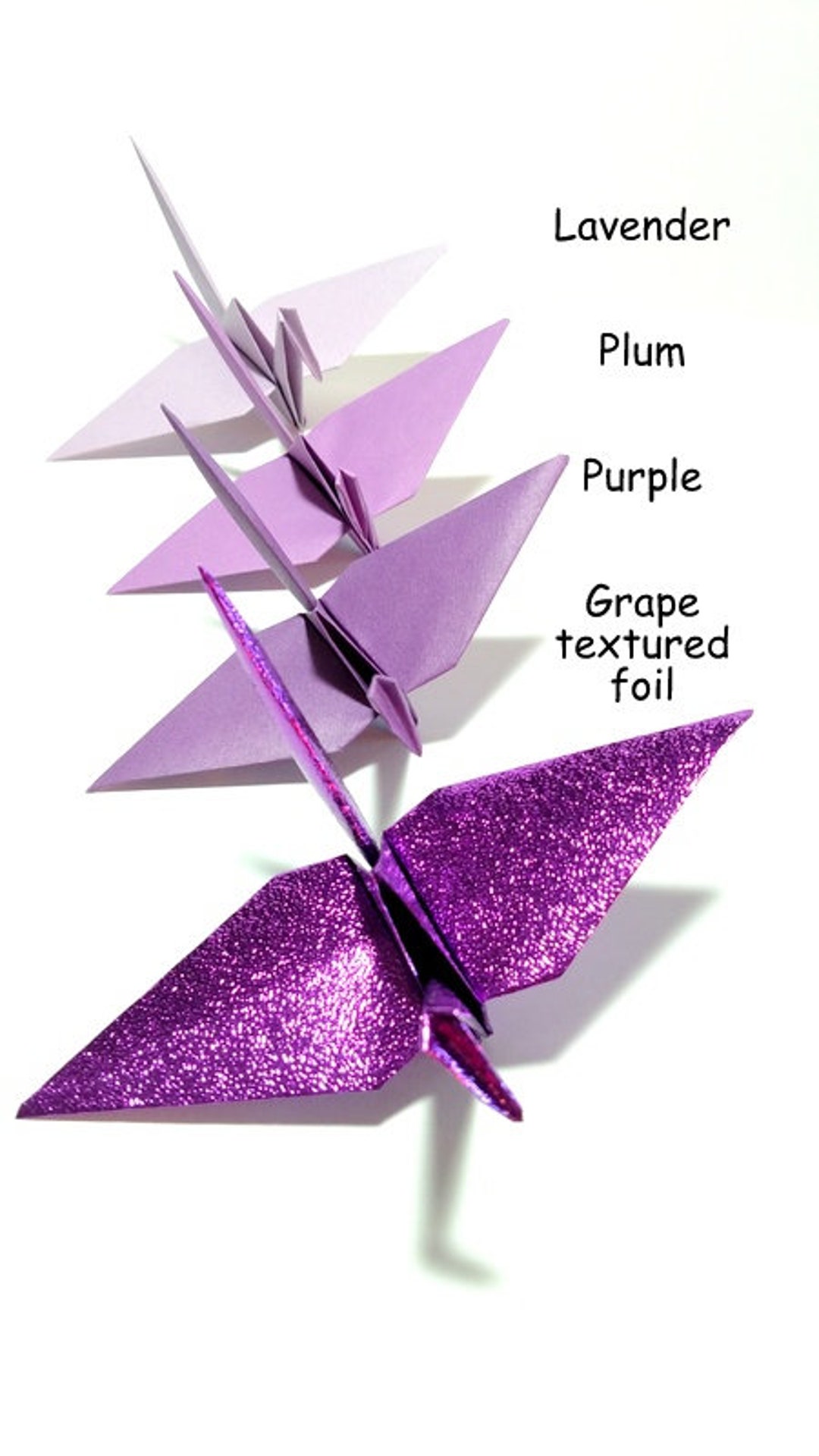 Origami Cake Decorations, Party Origami Cranes, Cake Toppers, Party ...