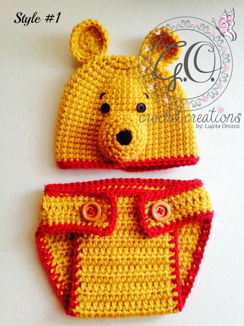 Crochet Honey Bear Set - Etsy