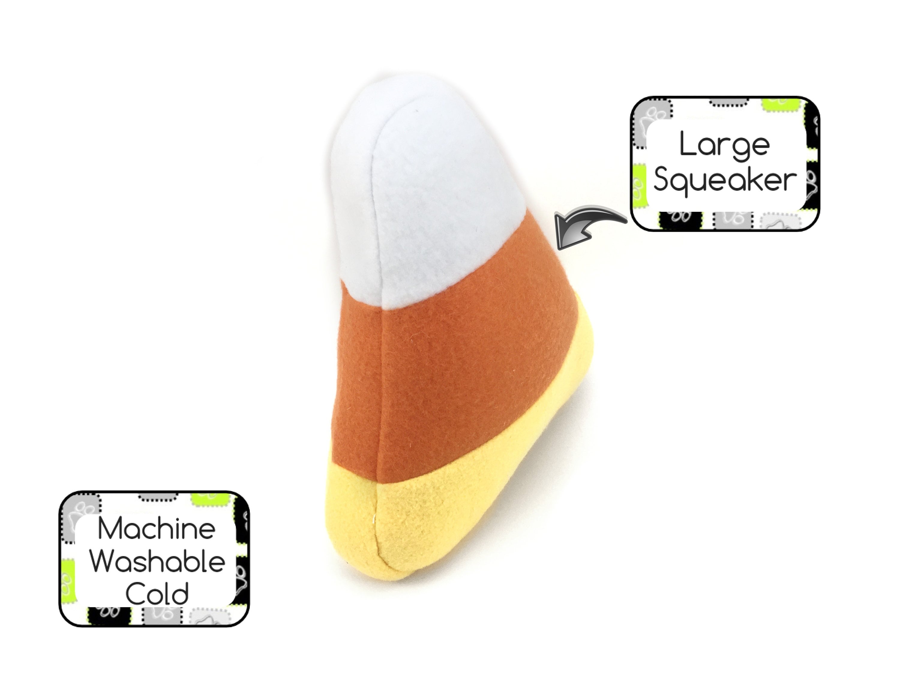 Candy Corn Squeaky Plush Dog Toy - Etsy