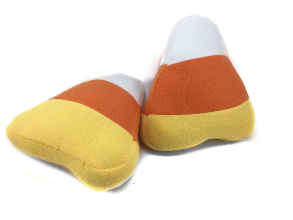 Candy Corn Squeaky Plush Dog Toy - Etsy
