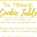 Personalized Cookie Table Poem