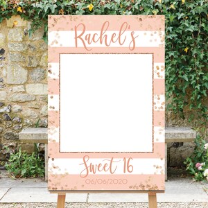 Sweet 16 Photo Prop Photo Booth Prop Frame Birthday Selfie | Etsy