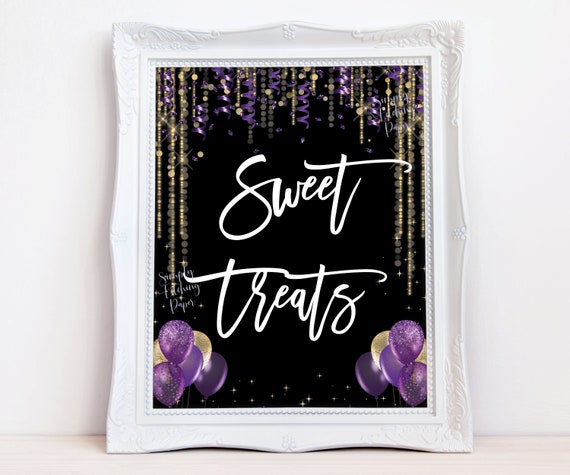 Sweet Treats Sign Dessert Bar Sign Dessert Table Sign | Etsy