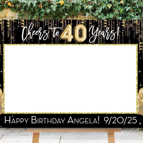 Birthday Photo Frame Prop - Etsy