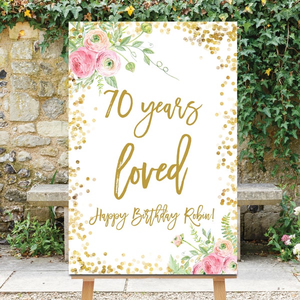 70th Birthday Decor - Etsy
