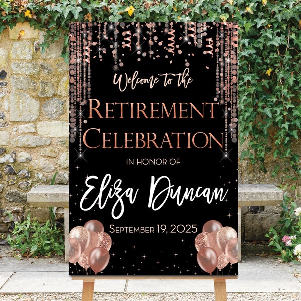 Rose Gold Sign - Etsy