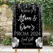 Prom Send off Party Sign, Prom Send-off Welcome Sign, Prom 2024 Sign ...