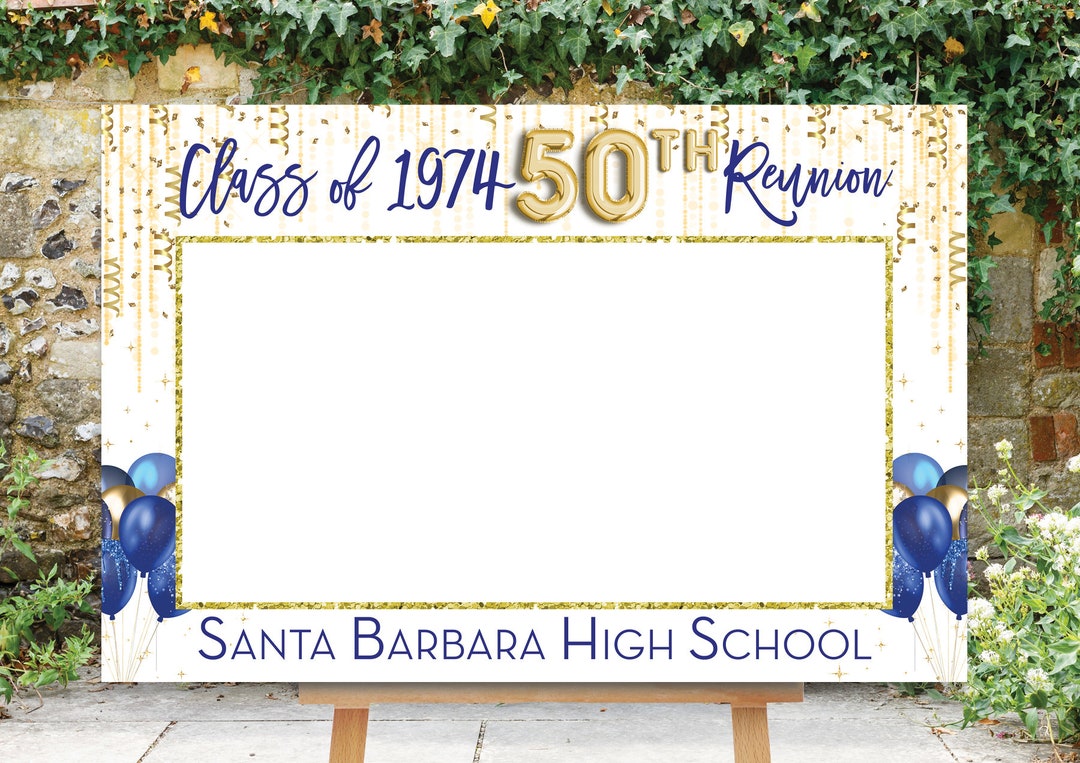 Reunion Photo Prop, 50th High School Reunion, Photo Booth Frame, 25th ...