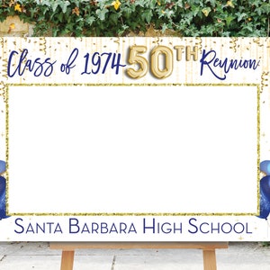 Reunion Photo Prop, 50th High School Reunion, Photo Booth Frame, 25th ...