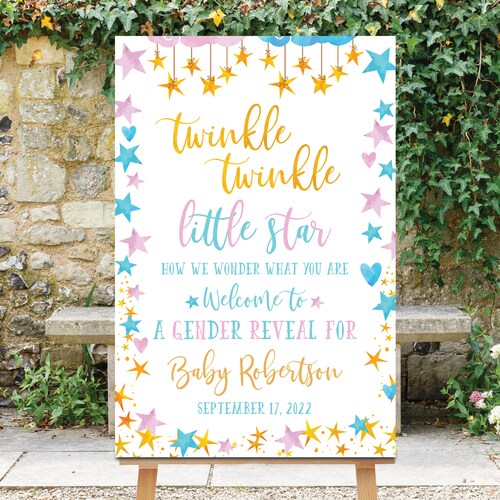 Twinkle Twinkle Little Star How We Wonder What You Are Quote | Etsy