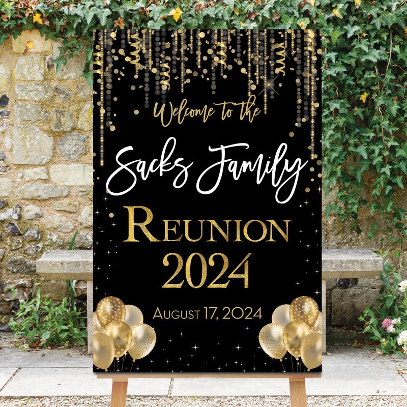 Family Reunion Sign - Etsy