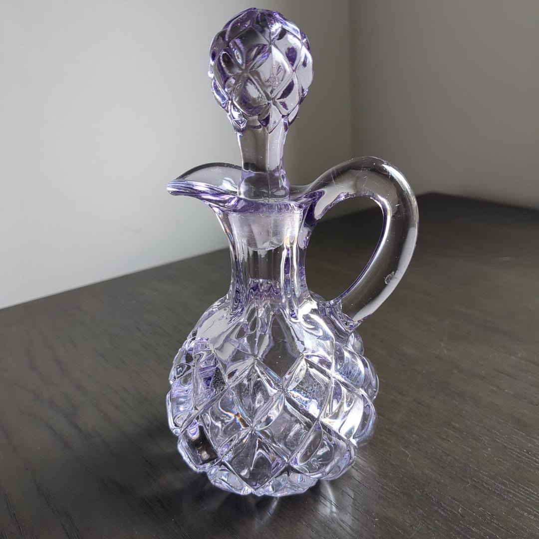 Antique EAPG Heisey Pillows Lavender Solarized Purple Depression Glass ...