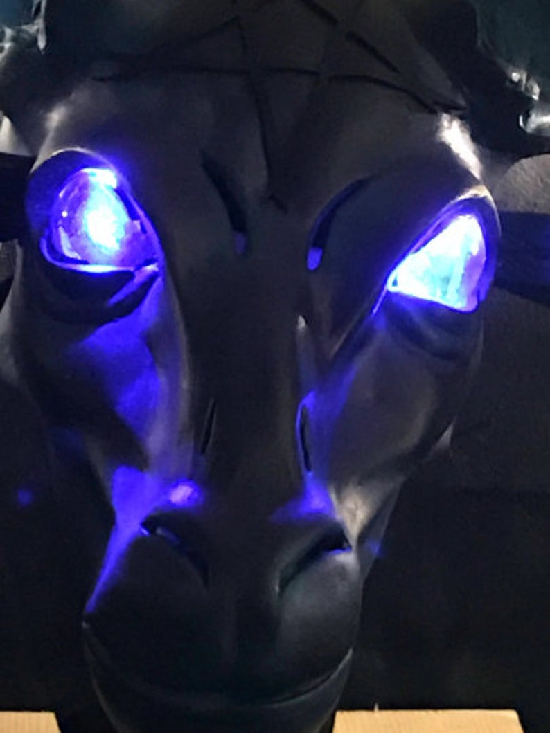 Baphomet Mask Goat Mask With Glowing Effect Eyes - Etsy