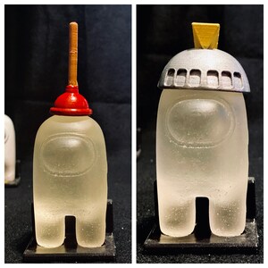 Among Us Inspired Crewmate Figure With Magnetic Hat and Base Included ...