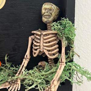 Skeleton With Moss and Mushrooms, Night Sky, Halloween, Skeleton ...