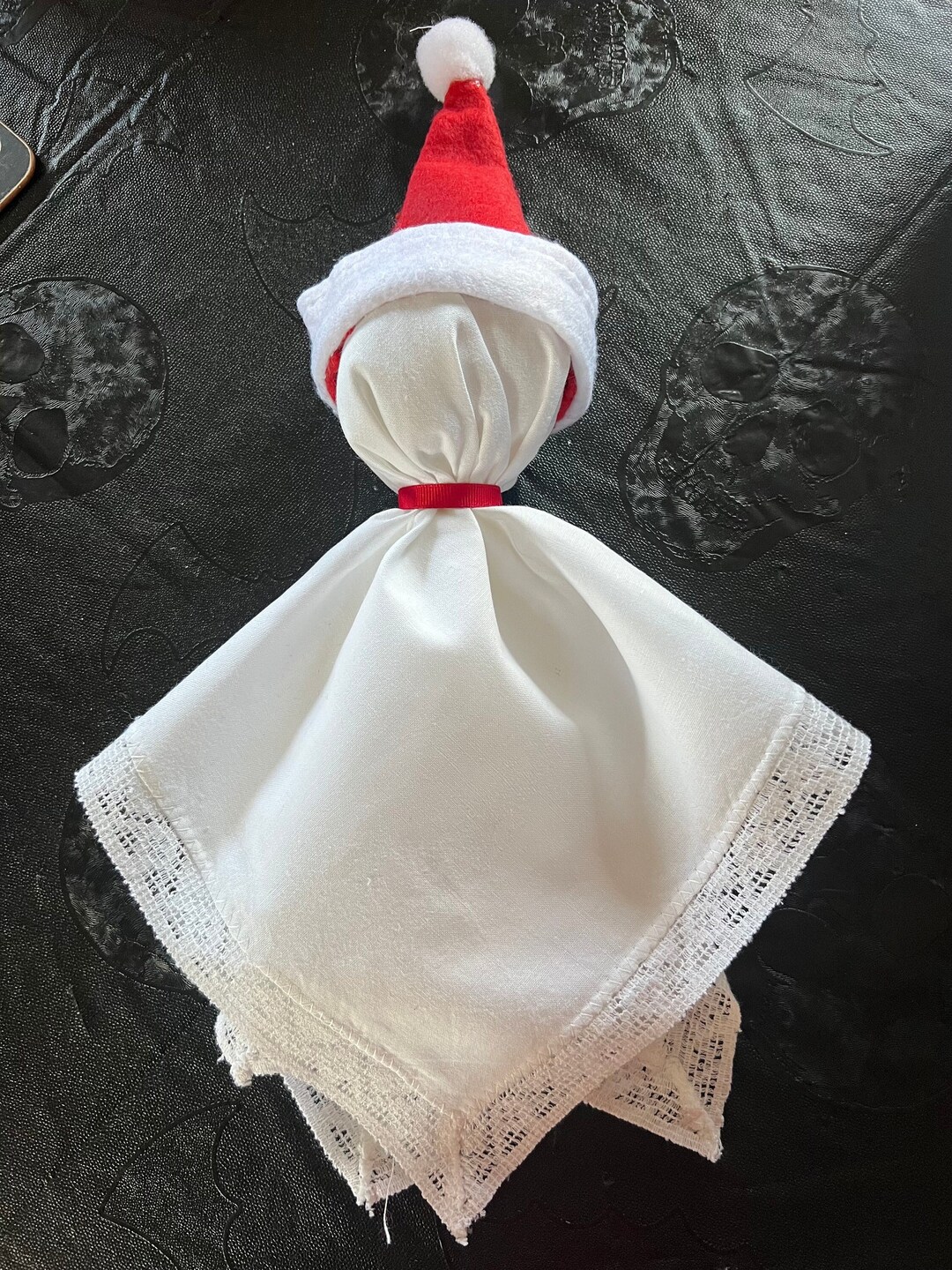 Vintage Linen Hanging Christmas Ghost, Santa Ghost Decoration, Spooky ...