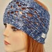 Hand Knits 2 Love Headband Bandana Headwrap Flower Lace Ombre Shades ...
