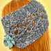 Hand Knits 2 Love Headband Bandana Headwrap Flower Lace Ombre Shades ...