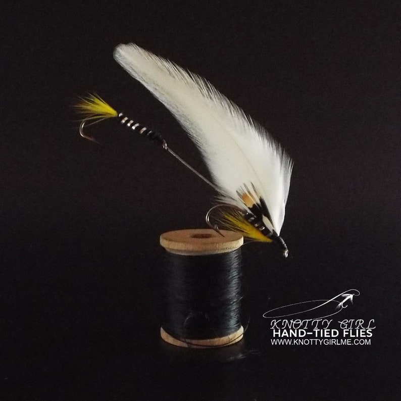 Black Ghost Tandem Streamer Fishing Fly | Hand-tied Flies | Trout Flies ...