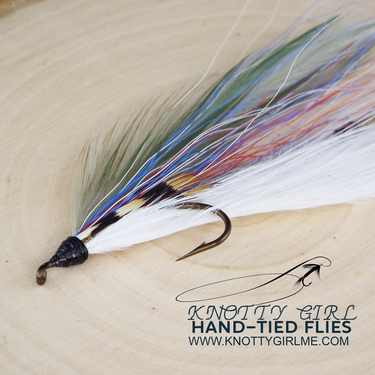 Bicentenial Smelt Tandem Streamer Fishing Fly Hand-tied Flies Trout ...