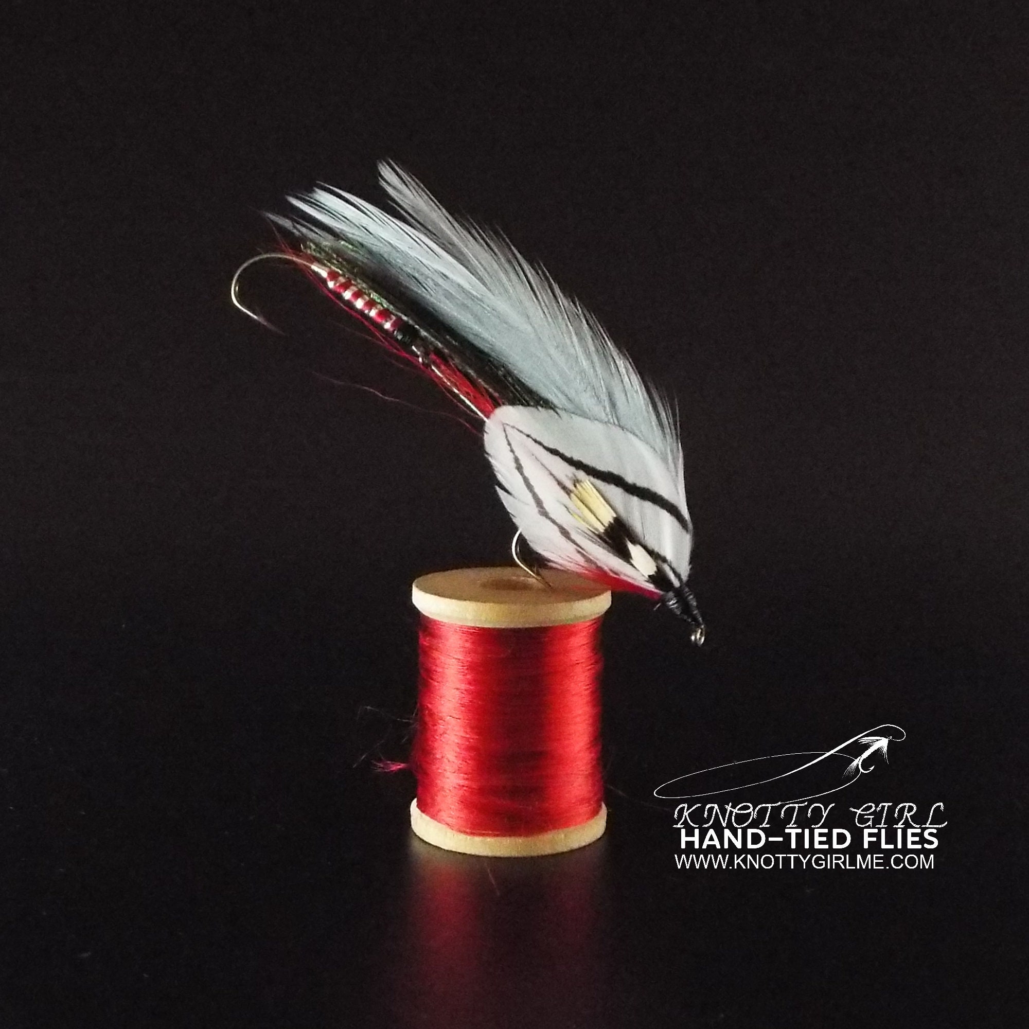 Red Grey Ghost Streamer Fishing Fly Hand-tied Flies Trout Flies ...