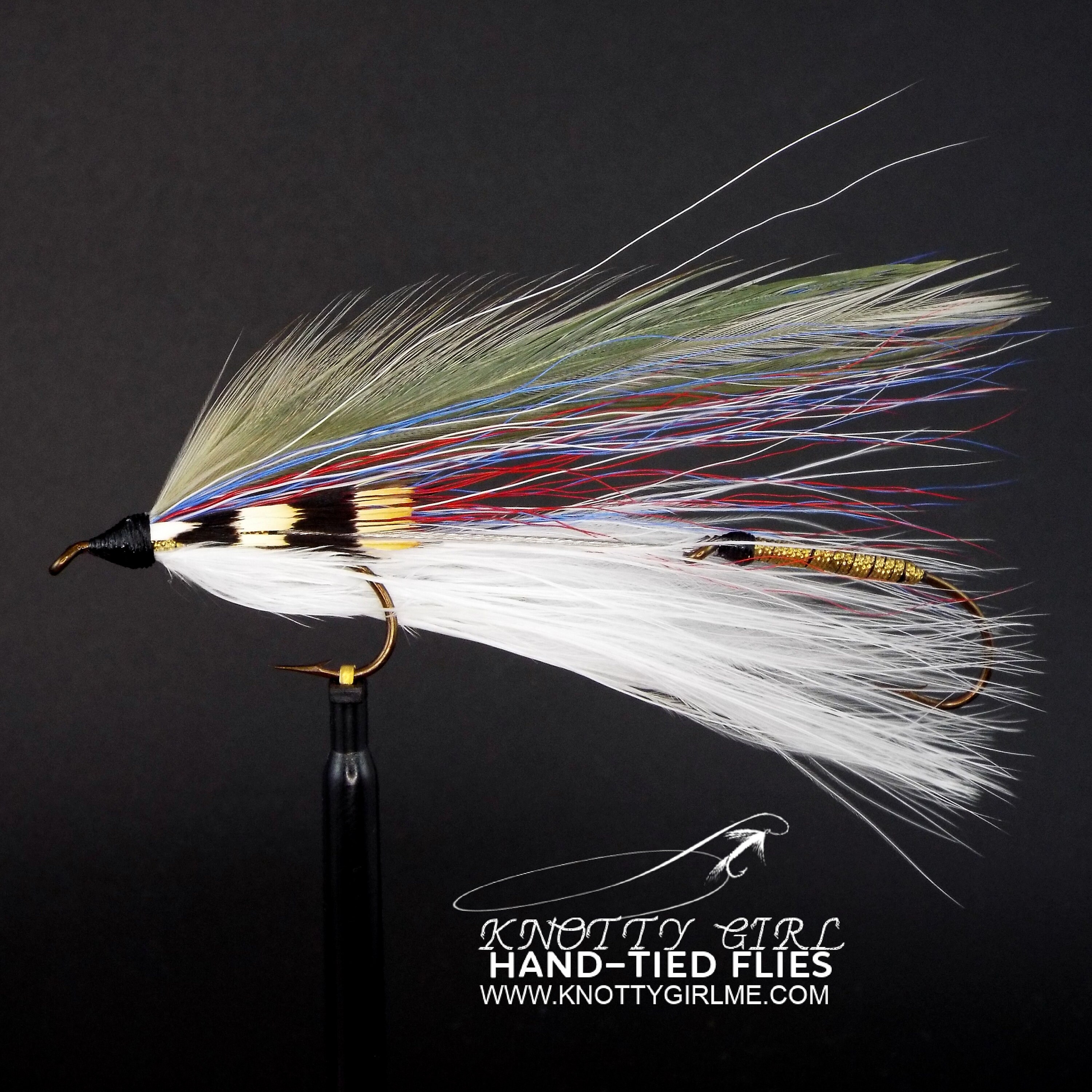 Bicentenial Smelt Tandem Streamer Fishing Fly Hand-tied Flies Trout ...