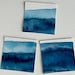Original Watercolor Abstract Ocean Art Stickers Set Abstract - Etsy