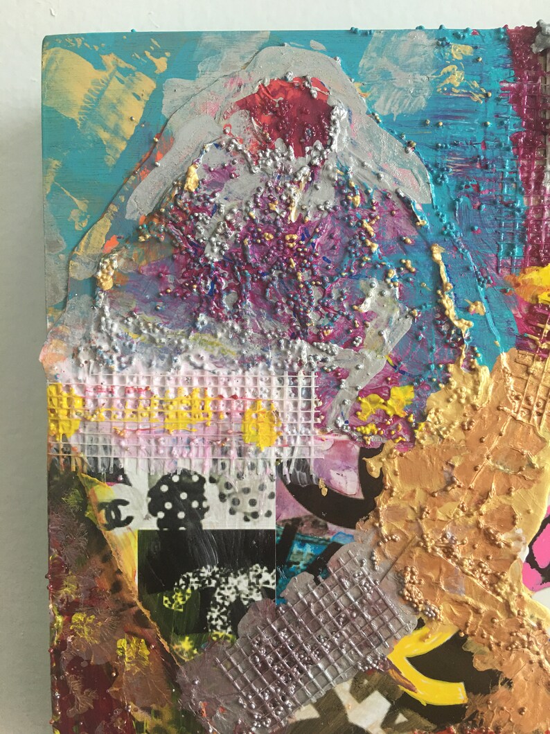 Original Mixed-media Abstract Painting Contemporary Abstract - Etsy