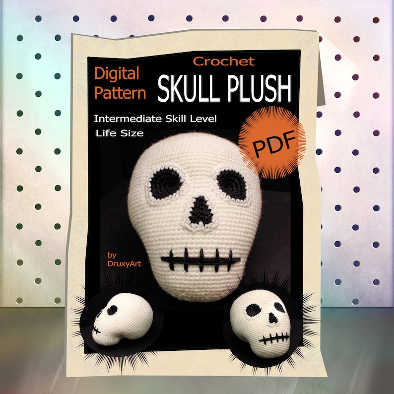 Skull Plush (PDF Pattern) - Etsy