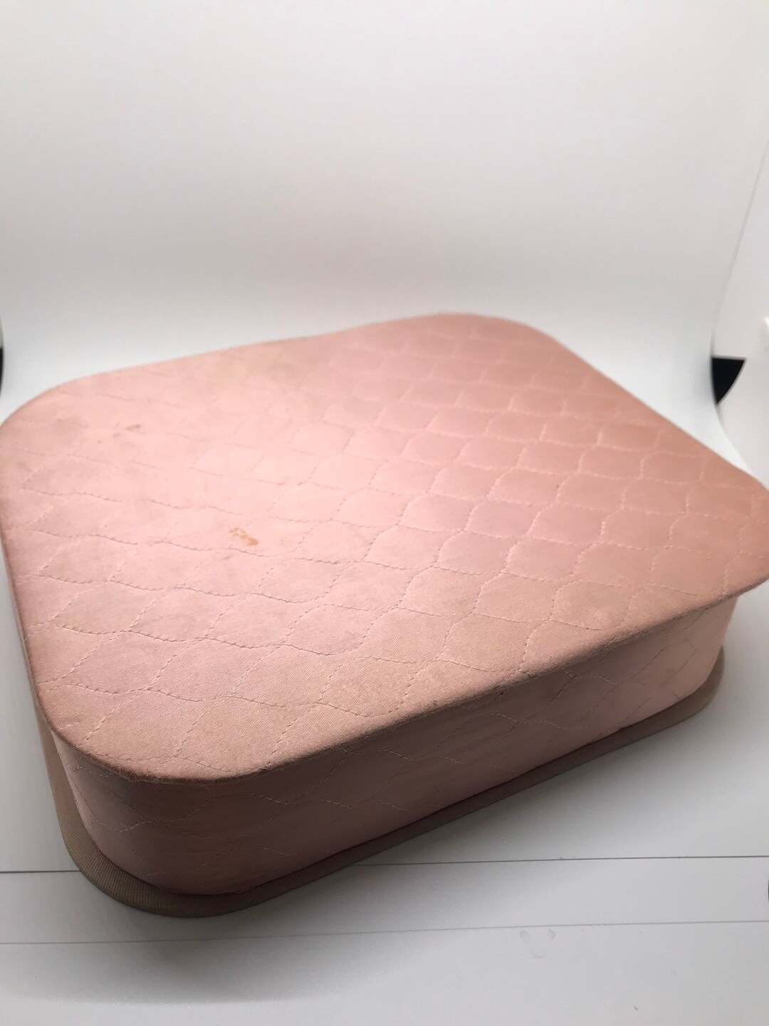 Vintage Light Pink Satin Drawer Lingerie Organizer Divider Hosiery Box ...