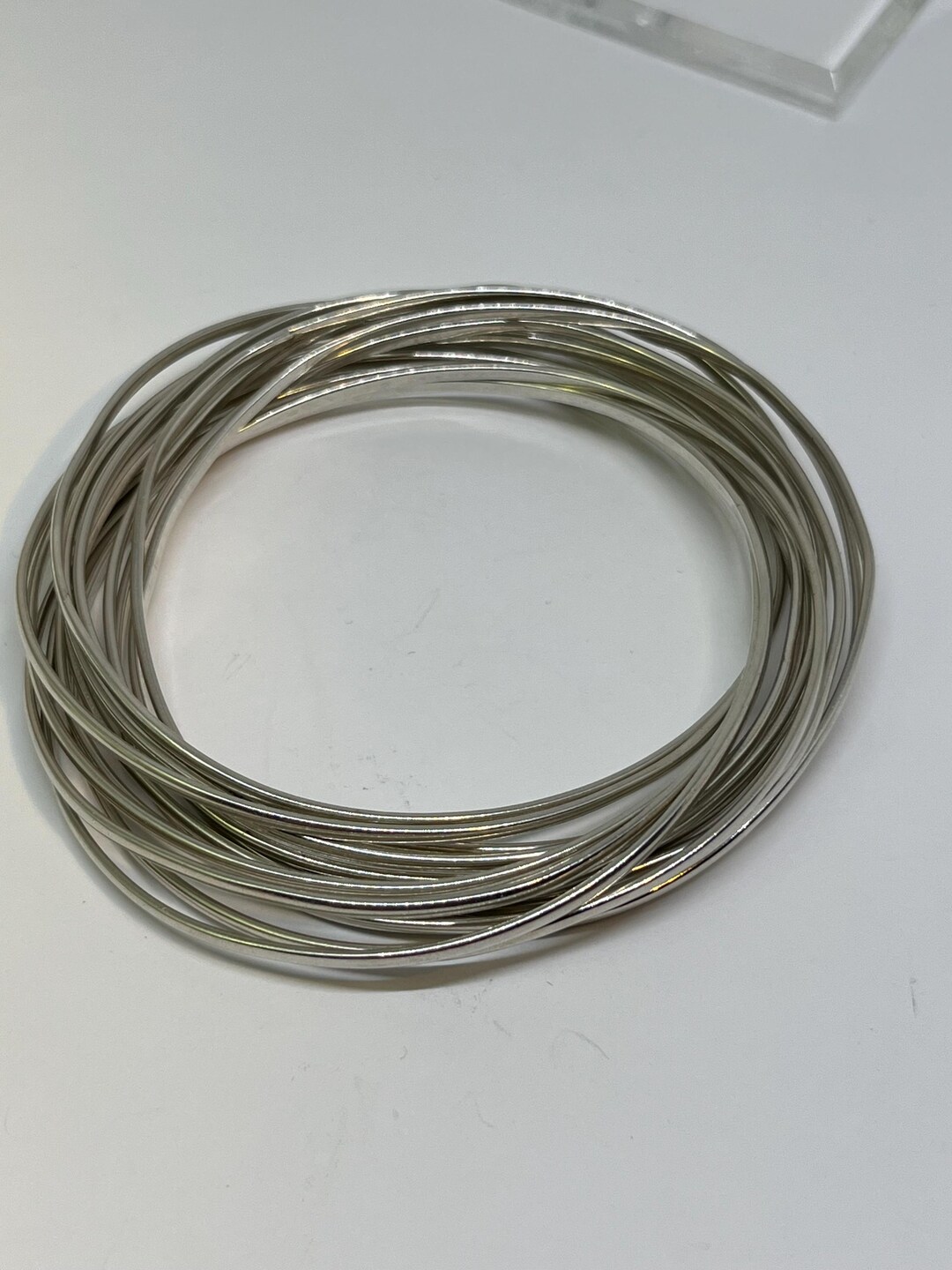 Vintage Sterling Silver Intertwined 14 Bracelets AS-IS - Etsy