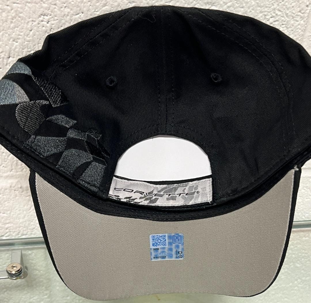 C8 Corvette Hat Black & Silver NEW - Etsy