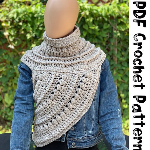 Archers Cowl Crochet Pattern PDF INSTANT DOWNLOAD - Etsy