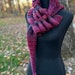 Keyhole Scarf KNIT PATTERN Beautiful Scarf Gift for Her Crochet Scarf ...