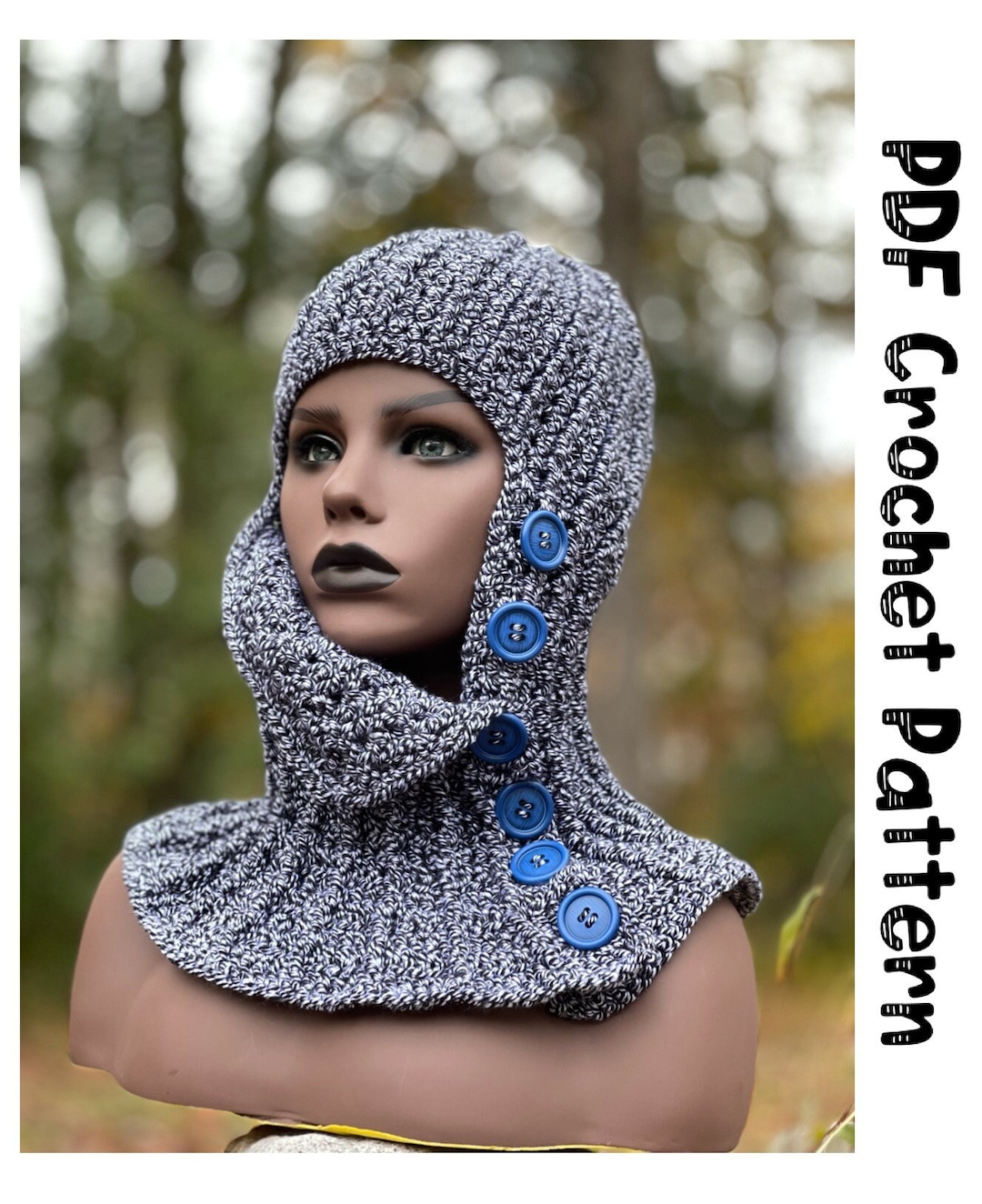 Crochet Ski Mask Balaclava PDF CROCHET PATTERN Balaclava / Ski Mask ...