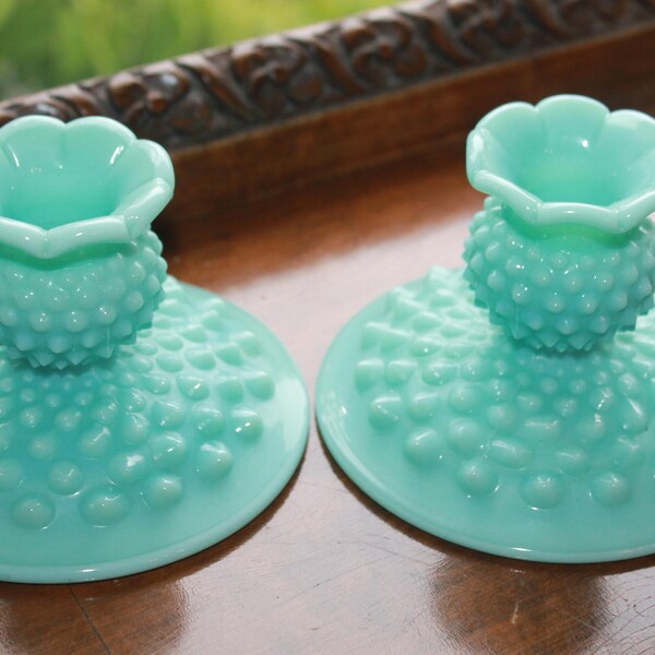 Turquoise Milk Glass - Etsy