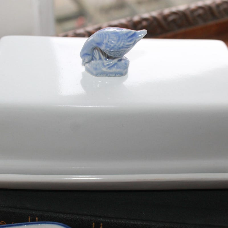 Square White Butter Dish - Etsy