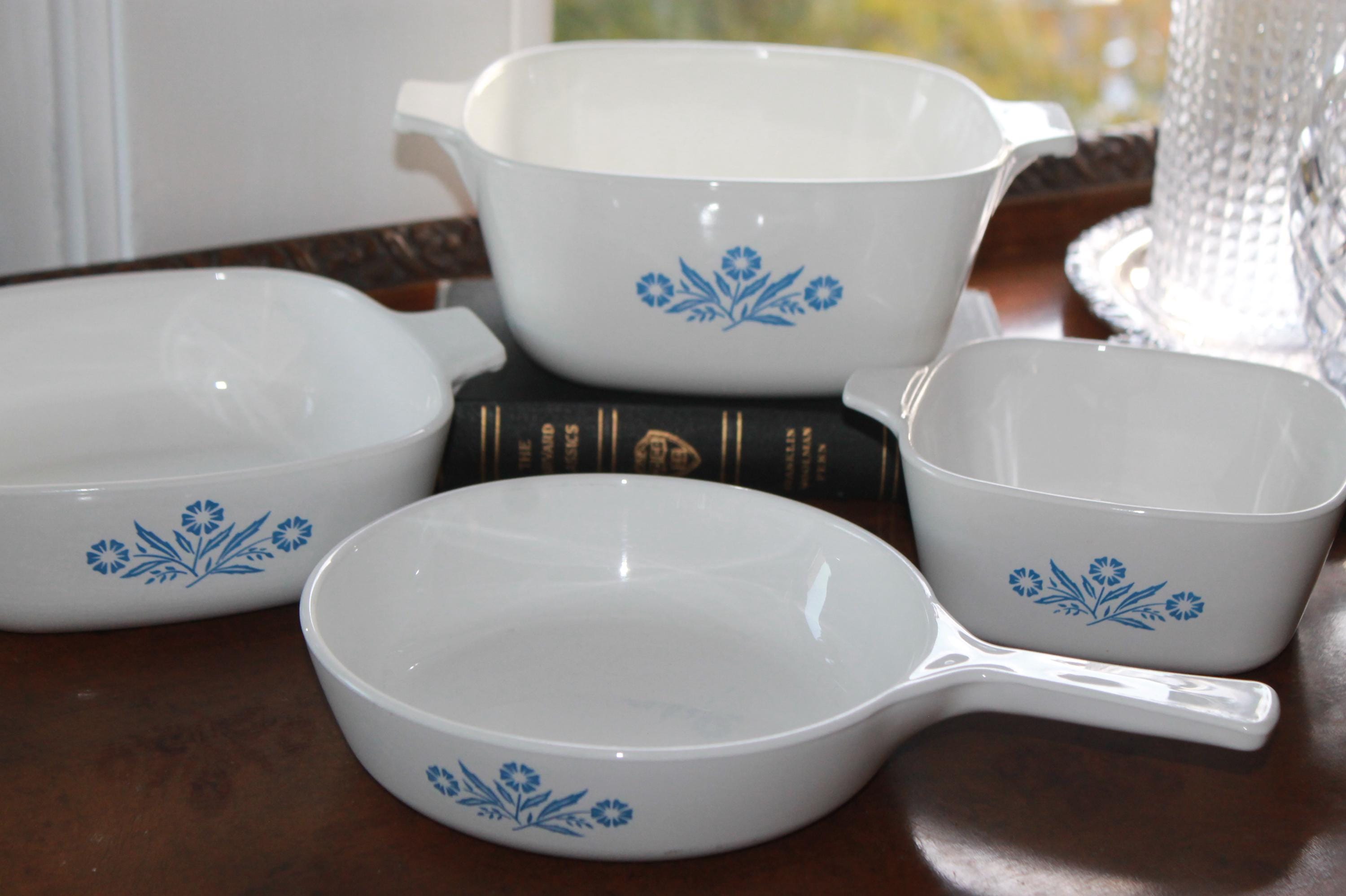 Vintage Corning Ware Blue Cornflower - Bake/serve/store – Choose Your ...