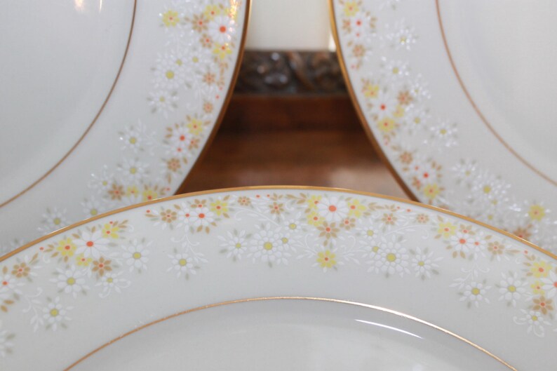 Rare Fragrance Pattern by Noritake - 11 Dinner Plates Remain - Choose ...
