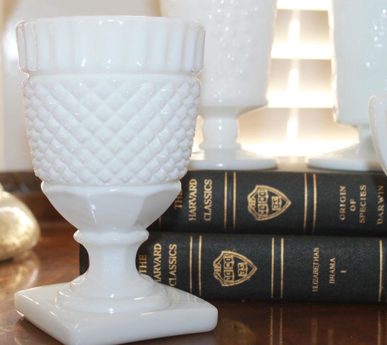 Vintage Milk Glass Vases - Choose Your Style in Dropdown Menu | Vintage ...