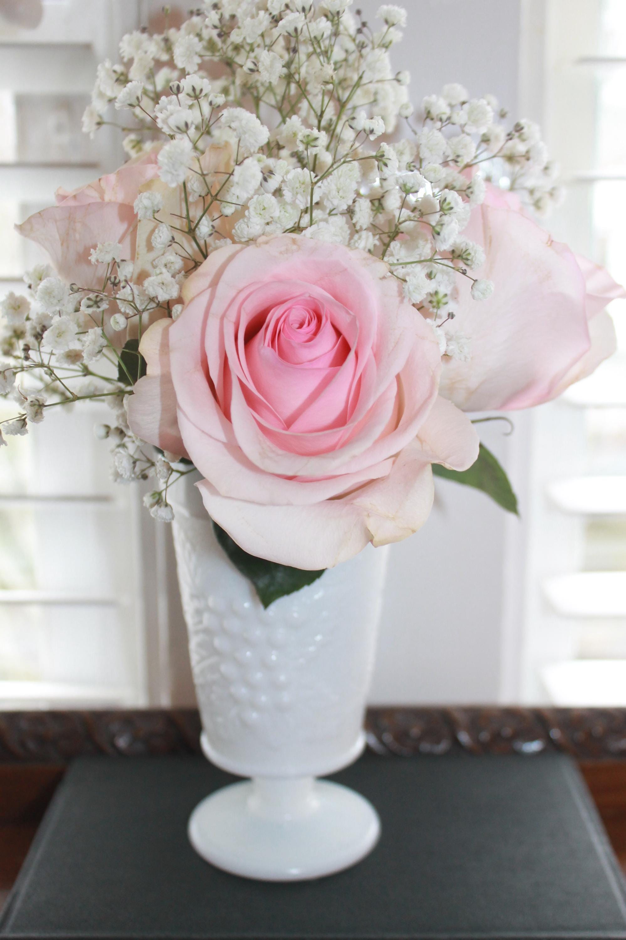 Vintage Milk Glass Vases - Choose Your Style in Dropdown Menu | Vintage ...