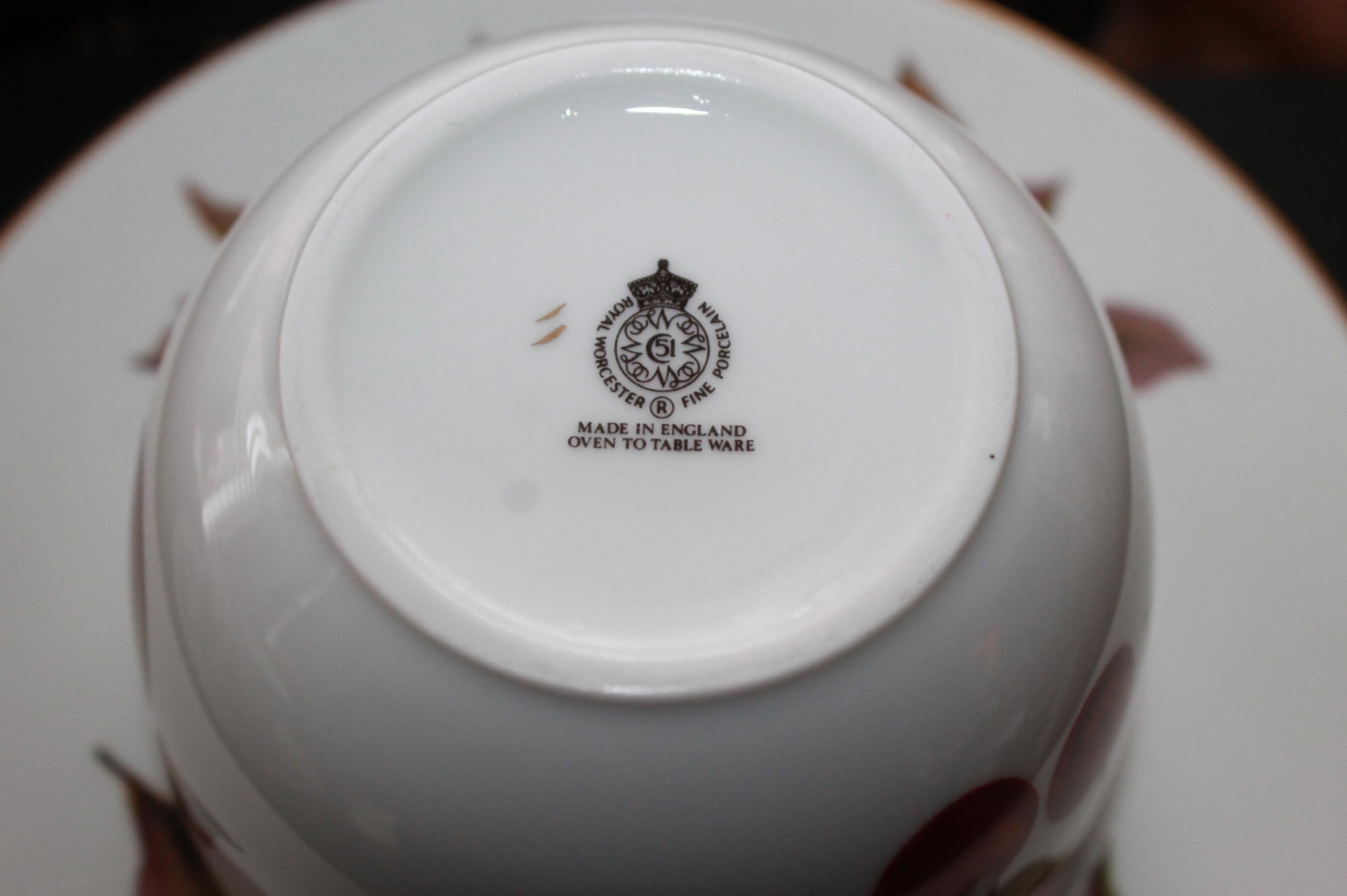 Royal Worchester's Evesham Gold Rimmed Bowls. Rare and Discontinued ...