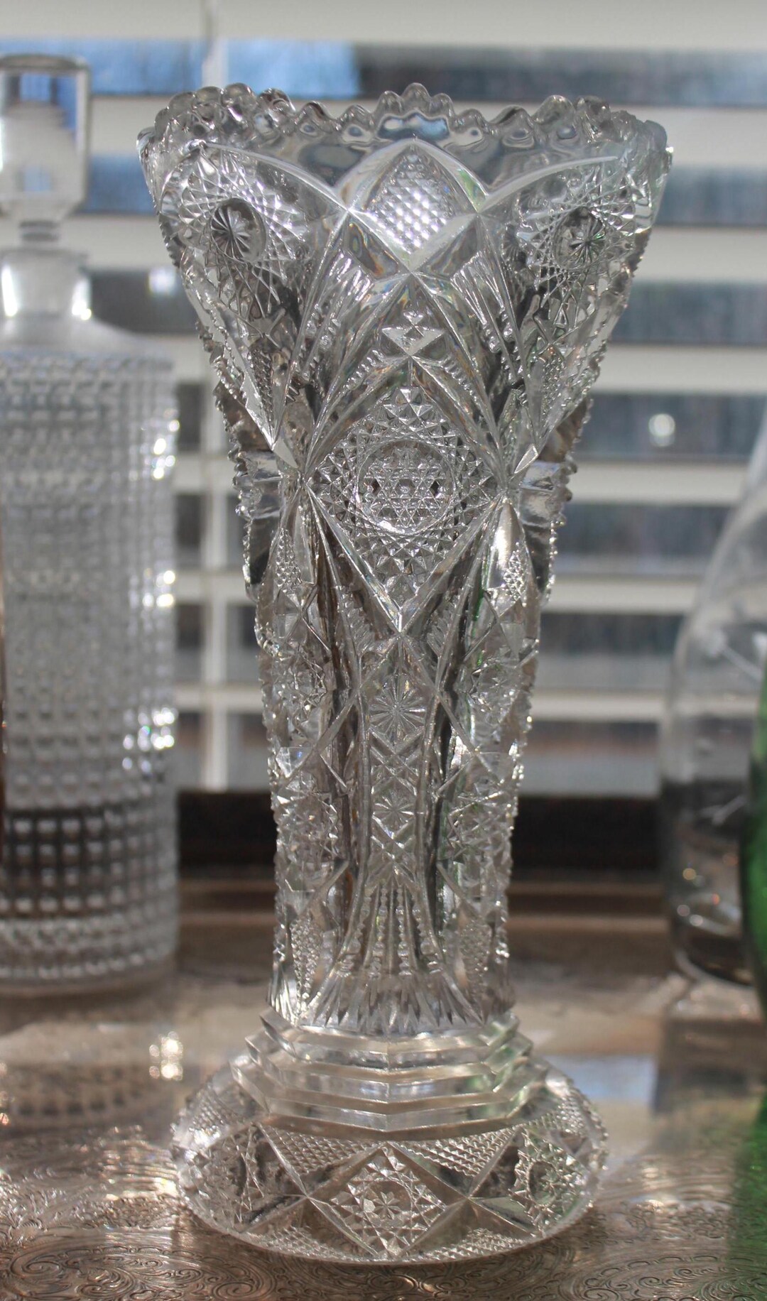 Vintage Imperial Glass Vase - a Stunning Example of Mid-20th Century ...